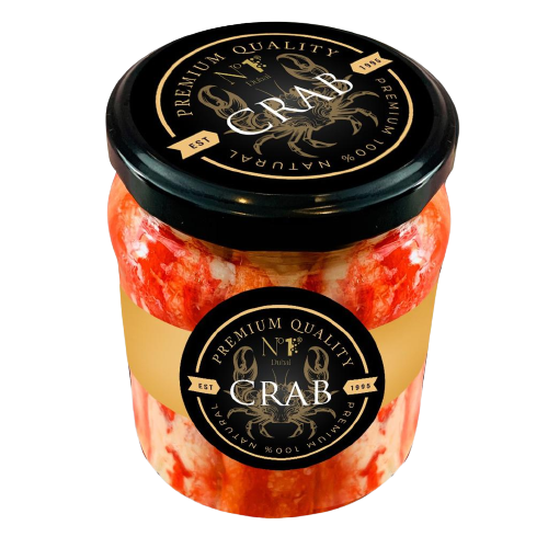 Red King Crab Cooked Merus Meat Jar – HF Foods